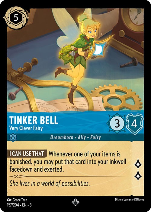 Tinker Bell - Very Clever Fairy Into the Inklands | Lorcana | CardTrader