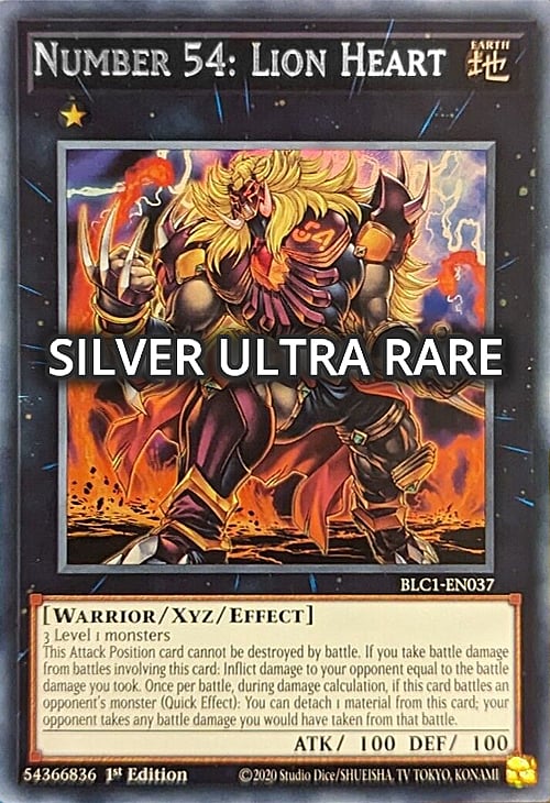 Number 54: Lion Heart Battles of Legend: Chapter 1 | Yu-Gi-Oh! | CardTrader