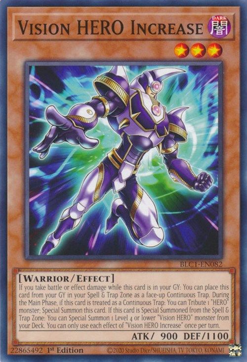Vision HERO Increase Battles of Legend: Chapter 1 | Yu-Gi-Oh! | CardTrader