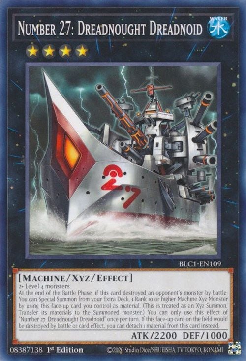 Number 27: Dreadnought Dreadnoid Battles of Legend: Chapter 1 | Yu-Gi ...