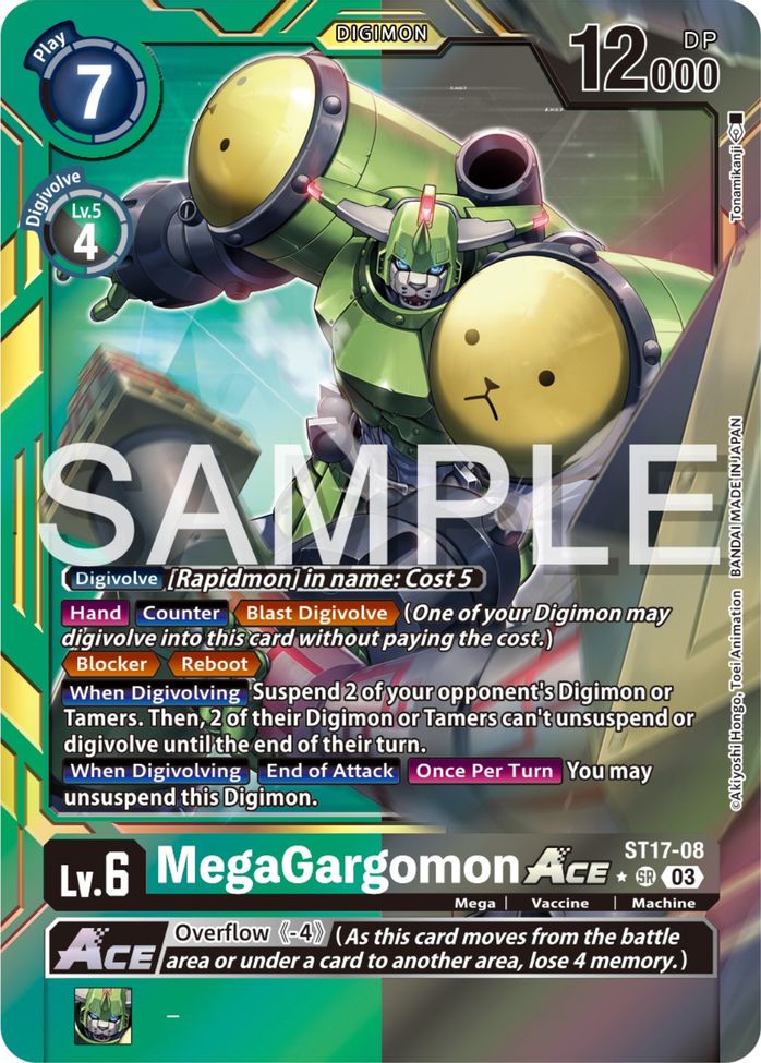 MegaGargomon Ace ST-17: Advanced Deck: Double Typhoon | Digimon ...