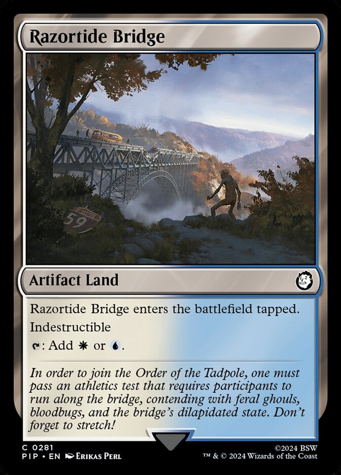 Razortide Bridge Universes Beyond: Fallout | Magic | CardTrader