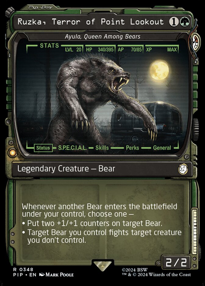 Ayula, Queen Among Bears Universes Beyond: Fallout Collectors | Magic ...