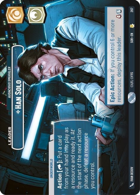 Han Solo - Audacious Smuggler Spark of Rebellion Variants | Star Wars ...