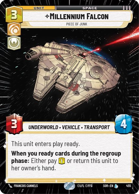 Millennium Falcon, Piece of Junk Spark of Rebellion Variants | Star ...