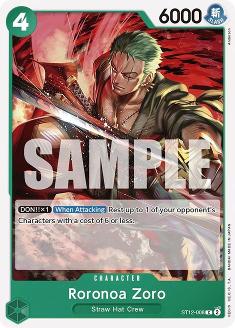 Roronoa Zoro ST-12: Starter Deck Zoro & Sanji | One Piece | CardTrader