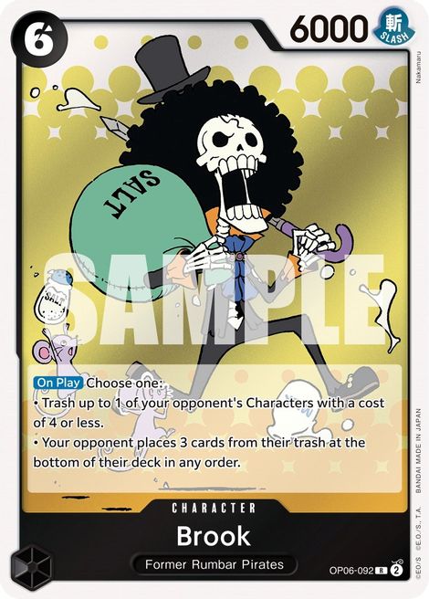 Brook OP-06: Wings of the Captain | One Piece | CardTrader