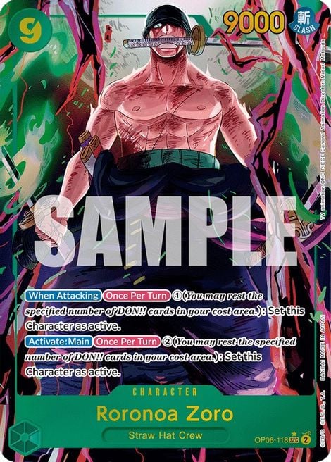 Roronoa Zoro OP-06: Wings of the Captain | One Piece | CardTrader