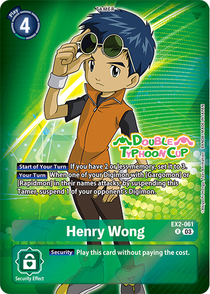 Henry Wong Starter Deck Promos | Digimon | CardTrader