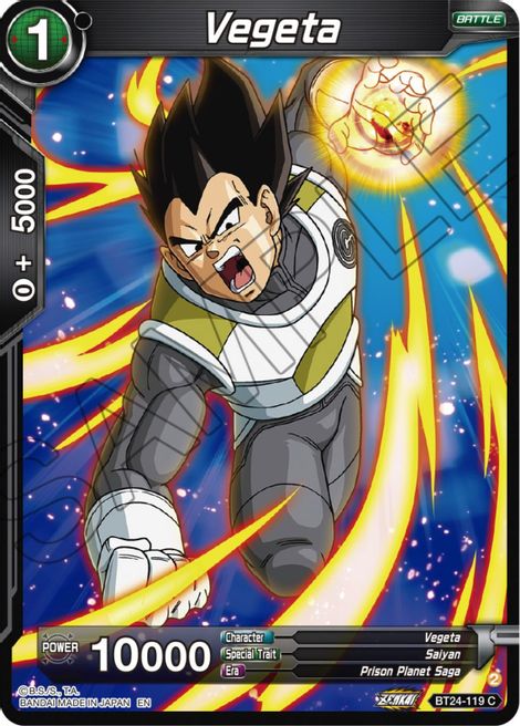 Vegeta Beyond Generations | Dragon Ball Super | CardTrader
