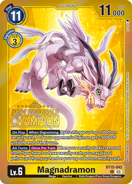 Magnadramon Championship 2024 | Digimon | CardTrader