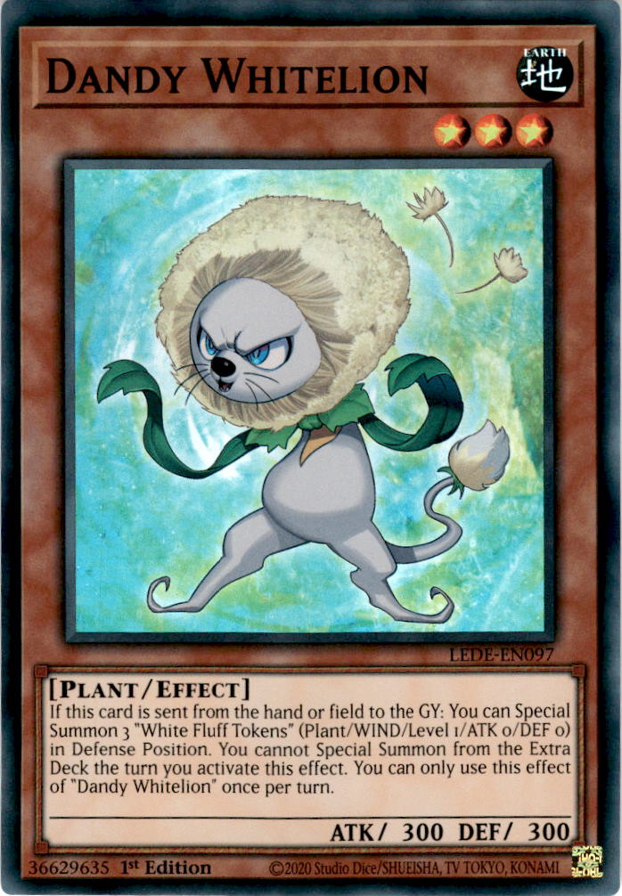 Dandy Whitelion Legacy of Destruction | Yu-Gi-Oh! | CardTrader