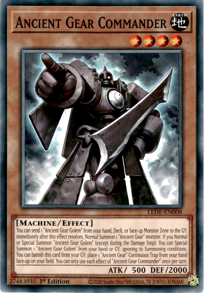 Ancient Gear Commander Legacy of Destruction | Yu-Gi-Oh! | CardTrader