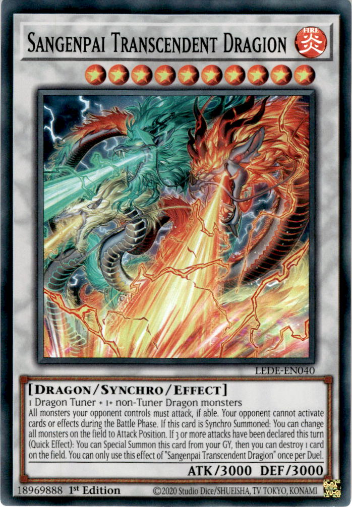 Sangenpai Transcendent Dragion Legacy of Destruction | Yu-Gi-Oh! | CardTrader