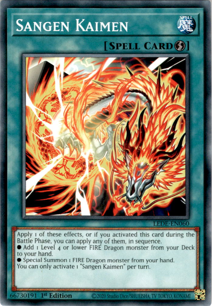 Sangen Kaimen Legacy of Destruction | Yu-Gi-Oh! | CardTrader