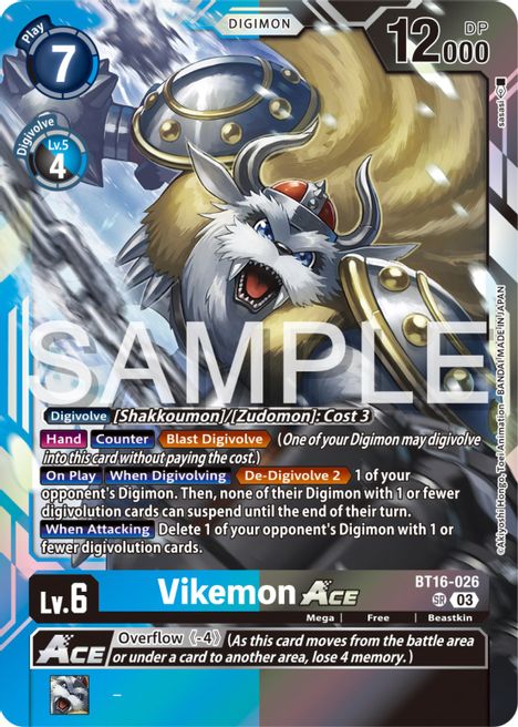 Vikemon Ace BT-16: Beginning Observer | Digimon | CardTrader