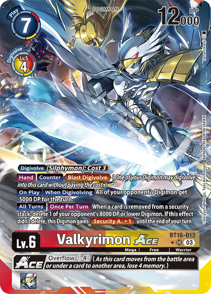 Valkyrimon Ace BT-16: Beginning Observer | Digimon | CardTrader