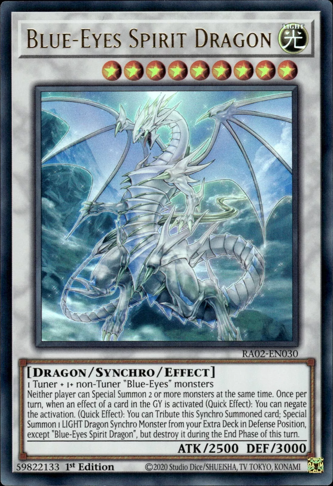 Blue-Eyes Spirit Dragon 25th Anniversary Rarity Collection II | Yu-Gi ...