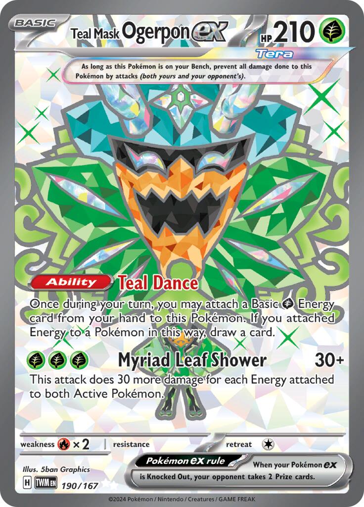 Ogerpon Maschera Turchese ex Twilight Masquerade | Pokémon | CardTrader