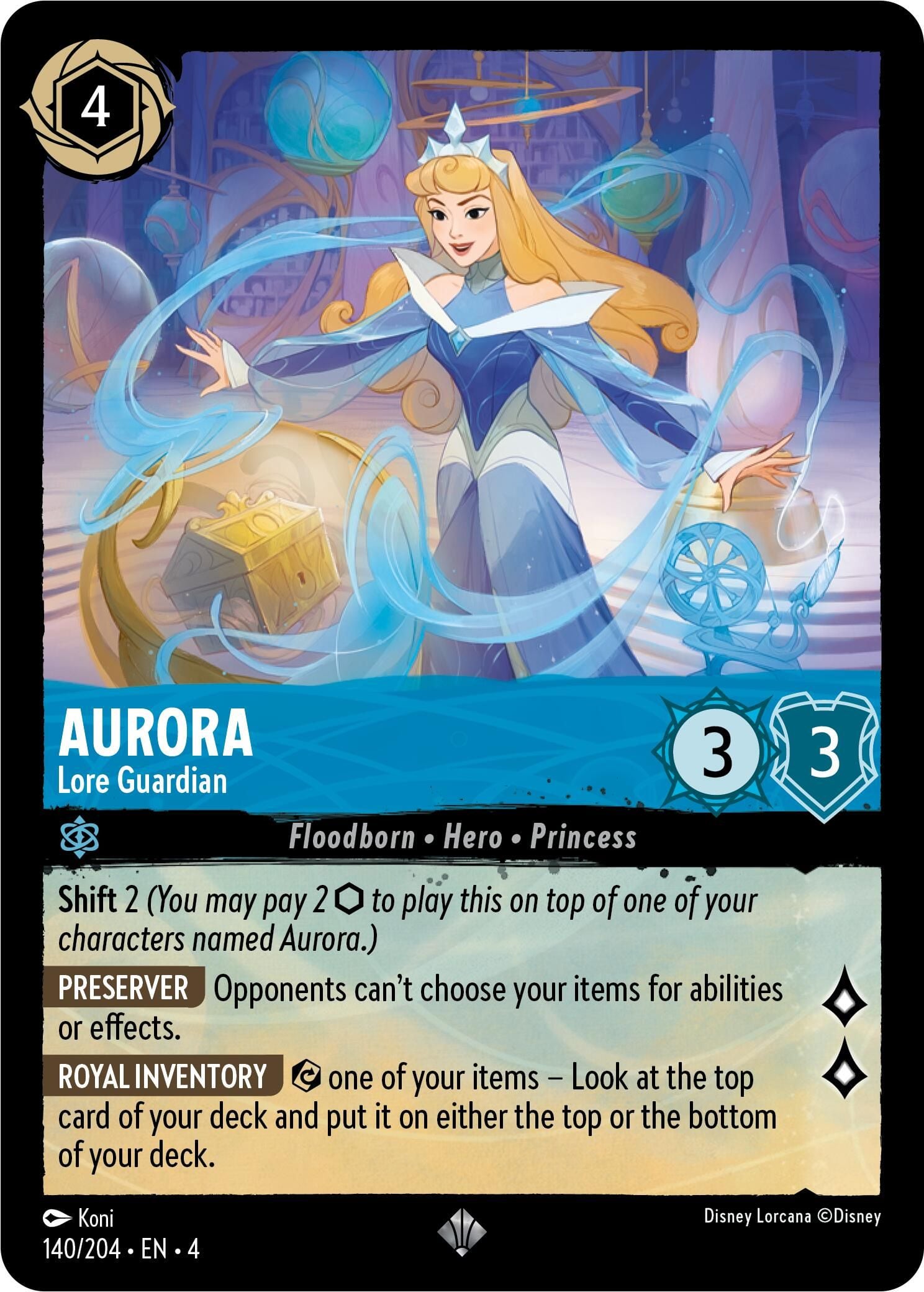 Aurora - Lore Guardian Ursula's Return | Lorcana | CardTrader