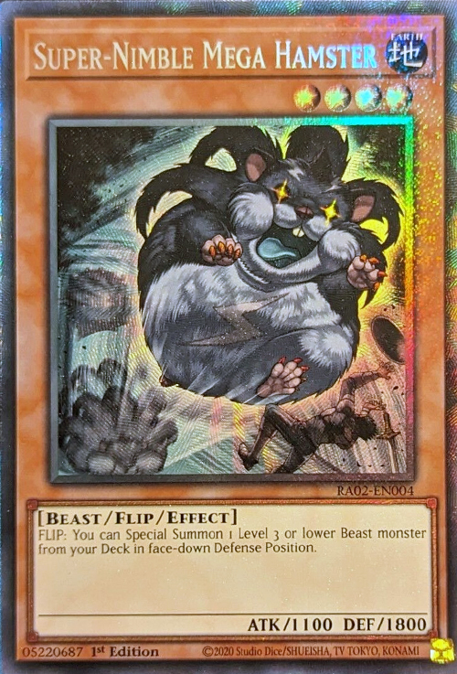 Super-Nimble Mega Hamster 25th Anniversary Rarity Collection II | Yu-Gi ...