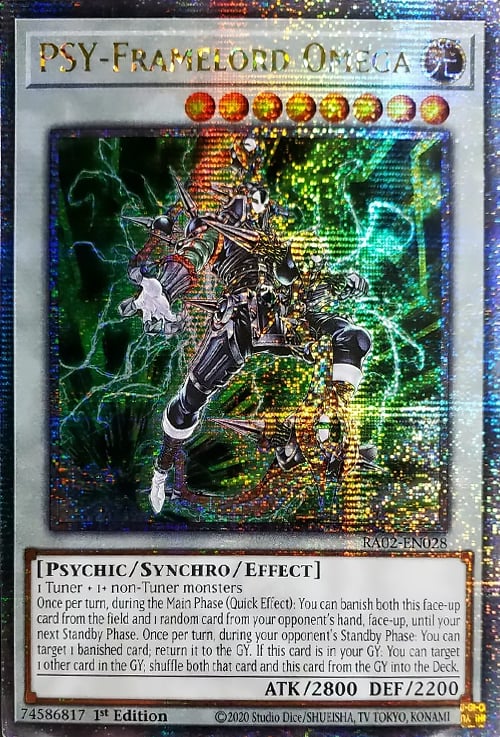 PSY-Framelord Omega 25th Anniversary Rarity Collection II | Yu-Gi-Oh ...