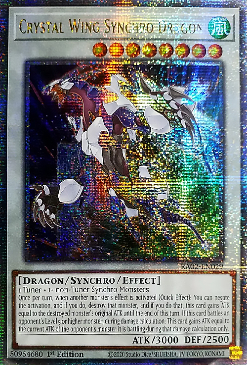 Crystal Wing Synchro Dragon 25th Anniversary Rarity Collection II | Yu-Gi-Oh! | CardTrader
