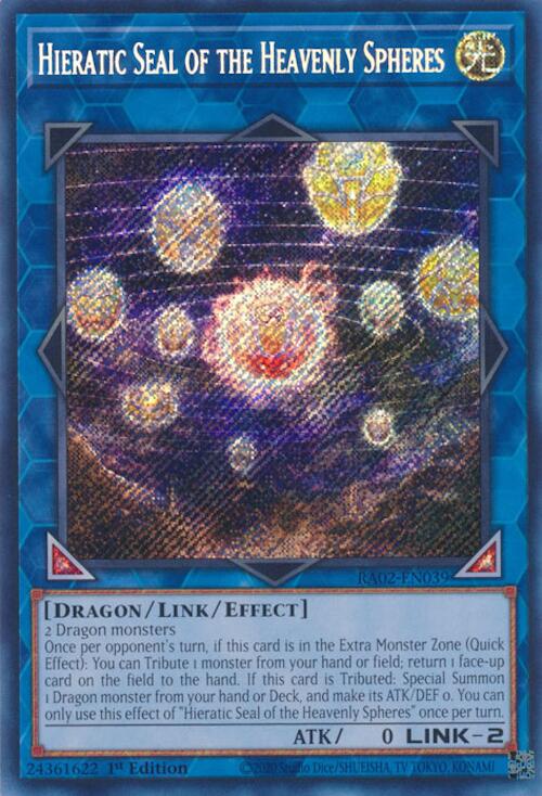 Hieratic Seal of the Heavenly Spheres 25th Anniversary Rarity Collection II | Yu-Gi-Oh! | CardTrader