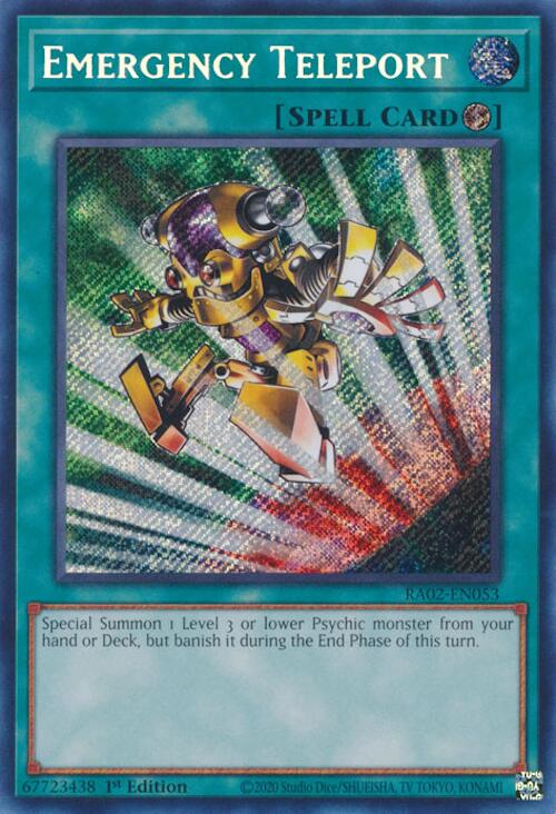 Emergency Teleport 25th Anniversary Rarity Collection II | Yu-Gi-Oh ...