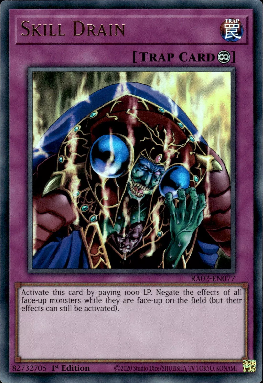 Skill Drain 25th Anniversary Rarity Collection II | Yu-Gi-Oh! | CardTrader