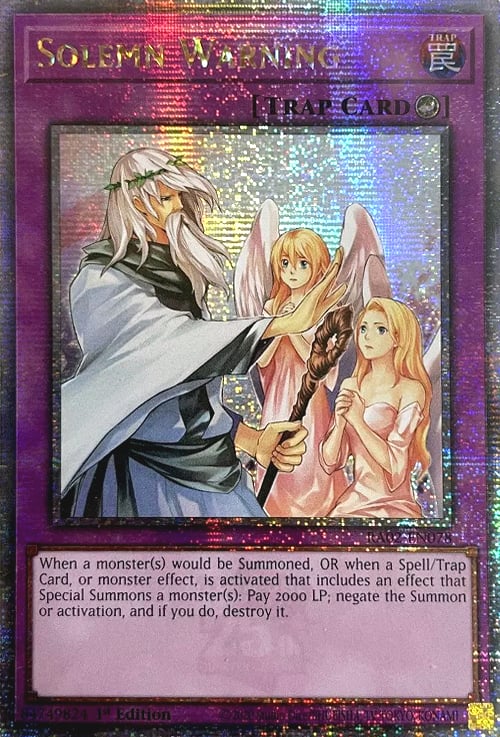 Advertencia Solemne 25th Anniversary Rarity Collection II | Yu-Gi-Oh ...