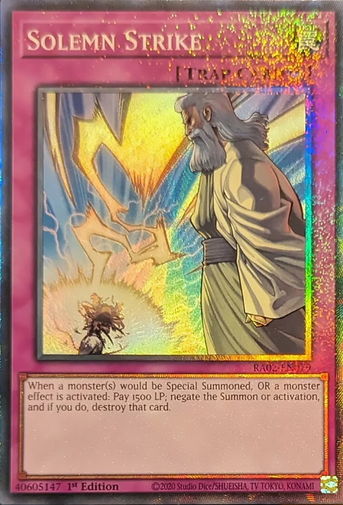 Solemn Strike 25th Anniversary Rarity Collection II | Yu-Gi-Oh! | CardTrader