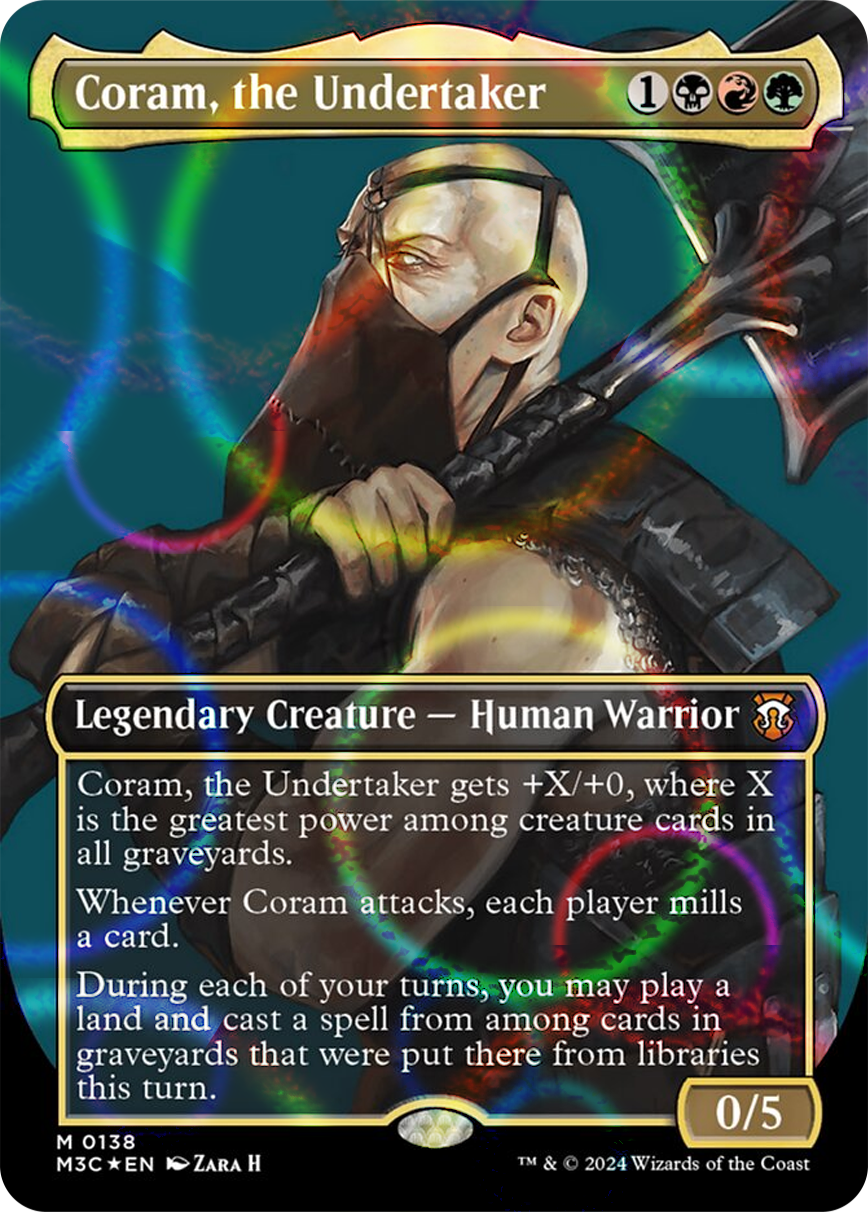 Coram, the Undertaker Commander: Modern Horizons 3 Collectors | Magic ...