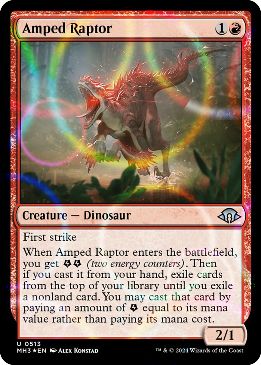 Amped Raptor Modern Horizons 3 Collectors | Magic | CardTrader