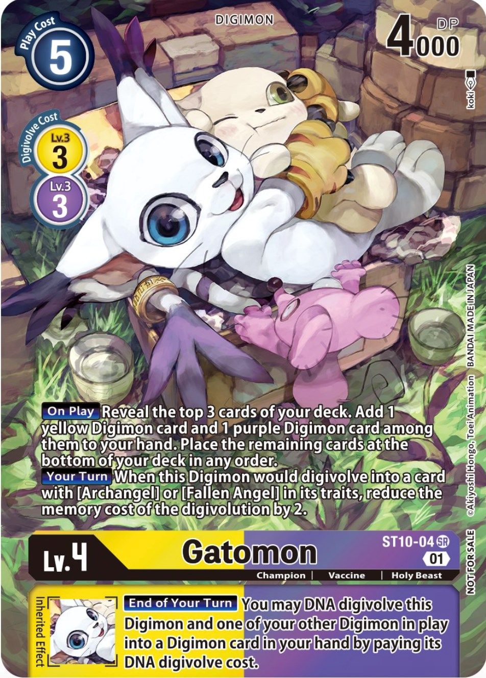 Gatomon Official Tournament Pack Events | Digimon | CardTrader