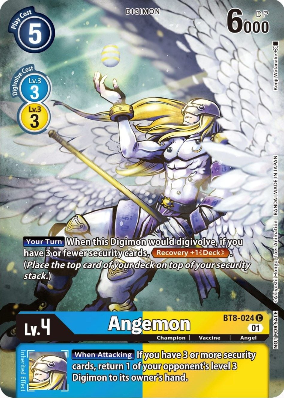 Angemon Official Tournament Pack Events | Digimon | CardTrader