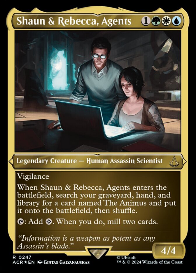Shaun & Rebecca, Agents Universes Beyond: Assassin's Creed Collectors ...