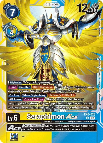 Seraphimon Ace EX06: Infernal Ascension | Digimon | CardTrader