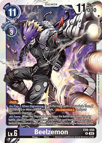 Beelzemon EX06: Infernal Ascension | Digimon | CardTrader