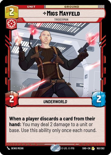 Migs Mayfeld - Triggerman Shadows of the Galaxy | Star Wars | CardTrader