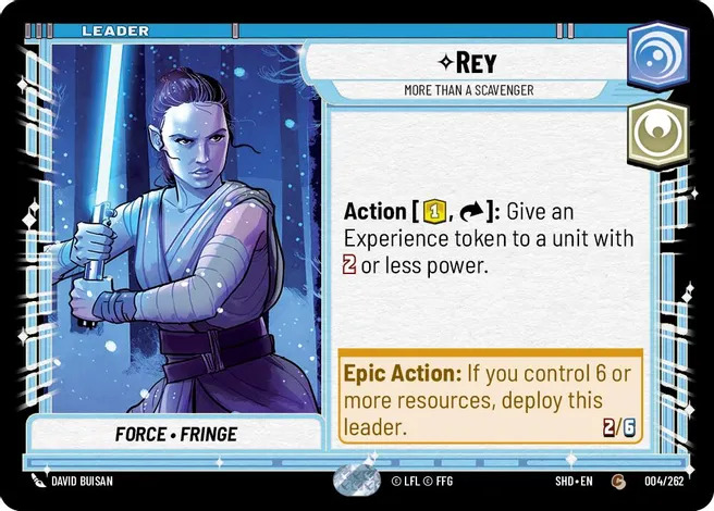 Rey - More Than a Scavenger Shadows of the Galaxy | Star Wars | CardTrader