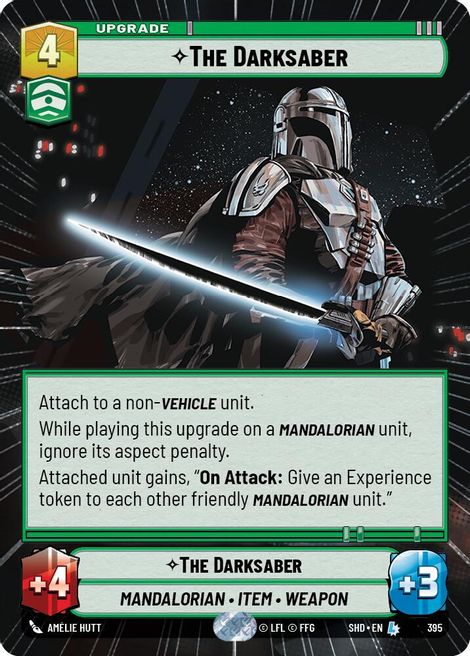 The Darksaber Shadows of the Galaxy Variants | Star Wars | CardTrader