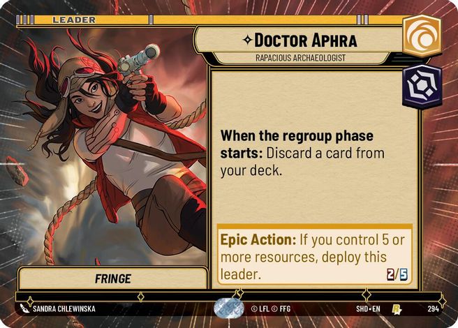 Doctor Aphra - Rapacious Archaeologist Shadows of the Galaxy Variants ...