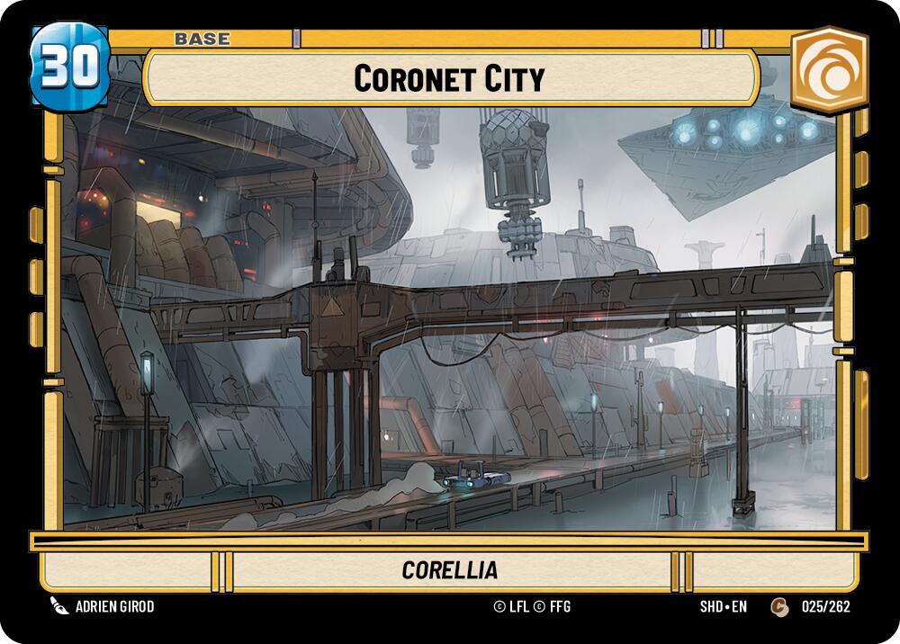 Coronet City // Shield Shadows of the Galaxy | Star Wars | CardTrader