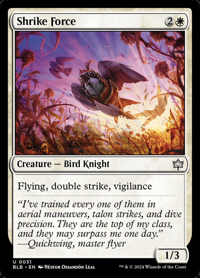 Shrike Force Bloomburrow | Magic | CardTrader