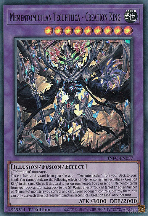 Mementomictlan Tecuhtlica - Creation King The Infinite Forbidden | Yu-Gi-Oh! | CardTrader
