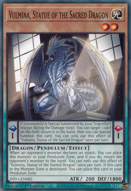 Vulmina, Statue of the Sacred Dragon The Infinite Forbidden | Yu-Gi-Oh ...