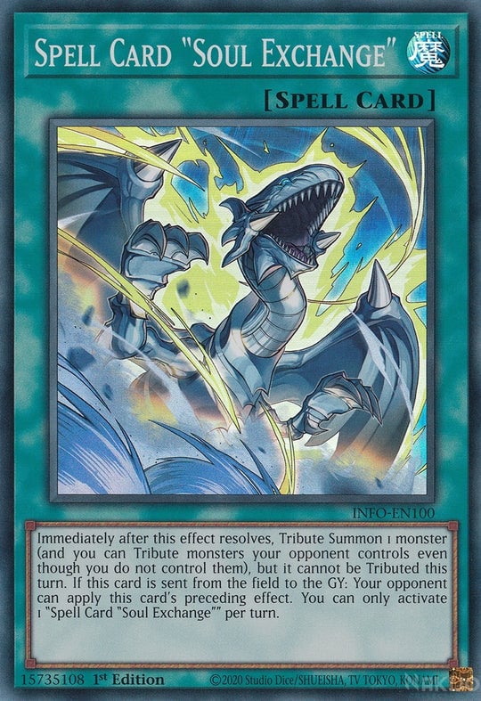 Spell Card "Soul Exchange" The Infinite Forbidden | Yu-Gi-Oh! | CardTrader