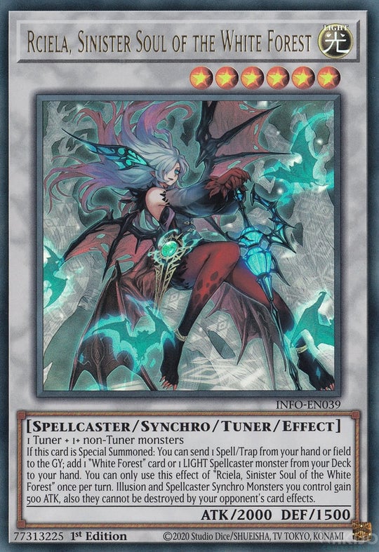 Rciela, Sinister Soul of the White Forest The Infinite Forbidden | Yu ...