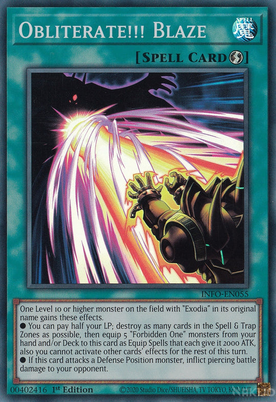 Obliterate!!! Blaze The Infinite Forbidden | Yu-Gi-Oh! | CardTrader